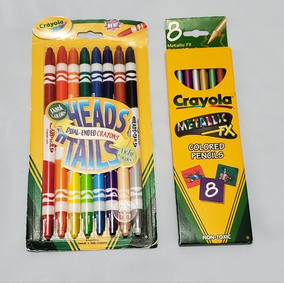 Crayola | Office | Crayola Headsn Tails Crayons And Crayola Metallic ...